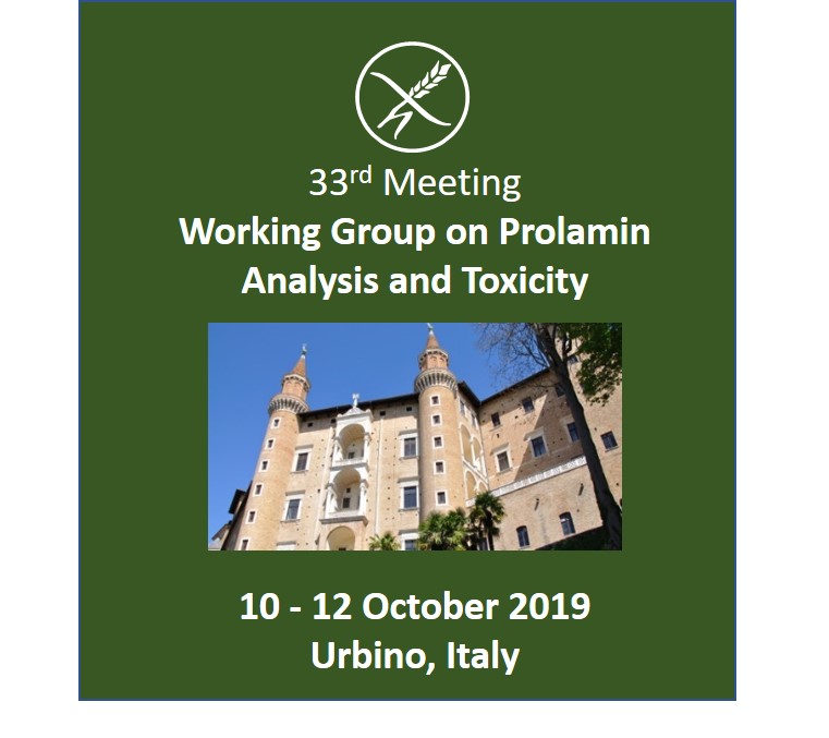 33rd Meeting Working Group on Prolamin Analysis and Toxicity – Congredior